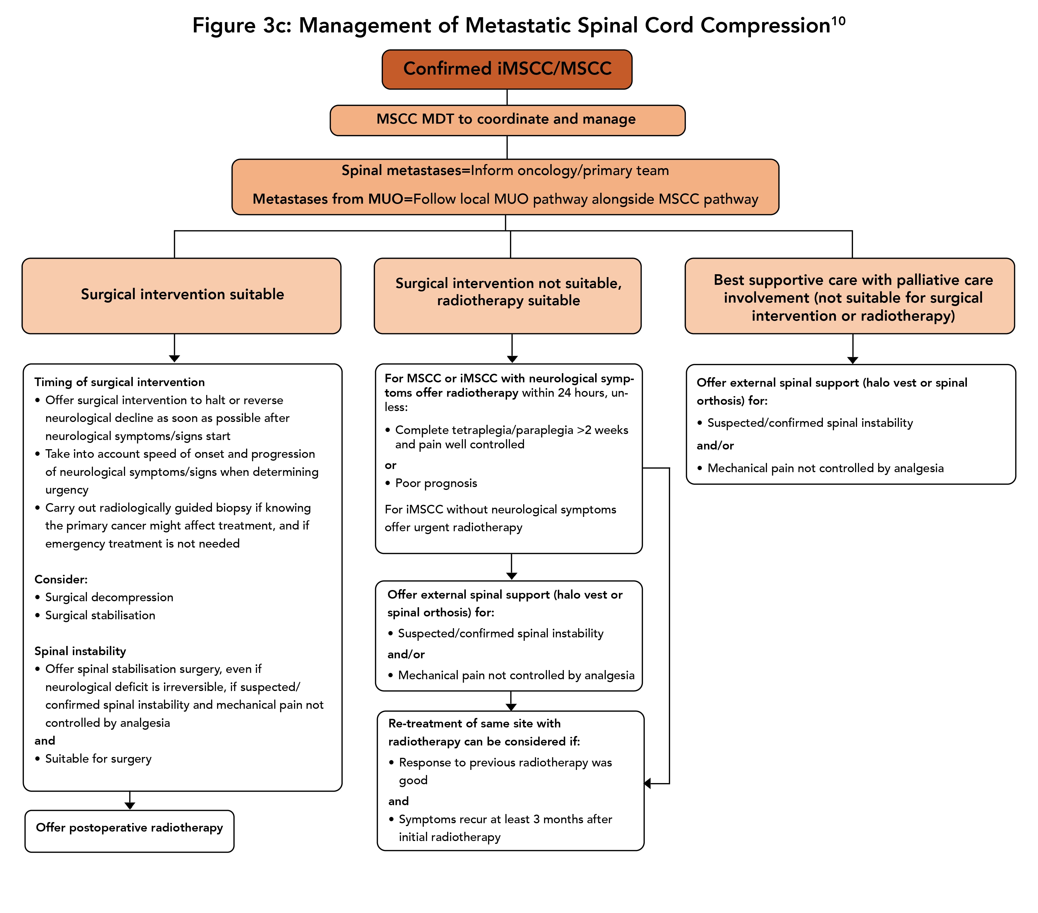 Implementing NICE Guidance on Spinal Metastases: Clinical Management